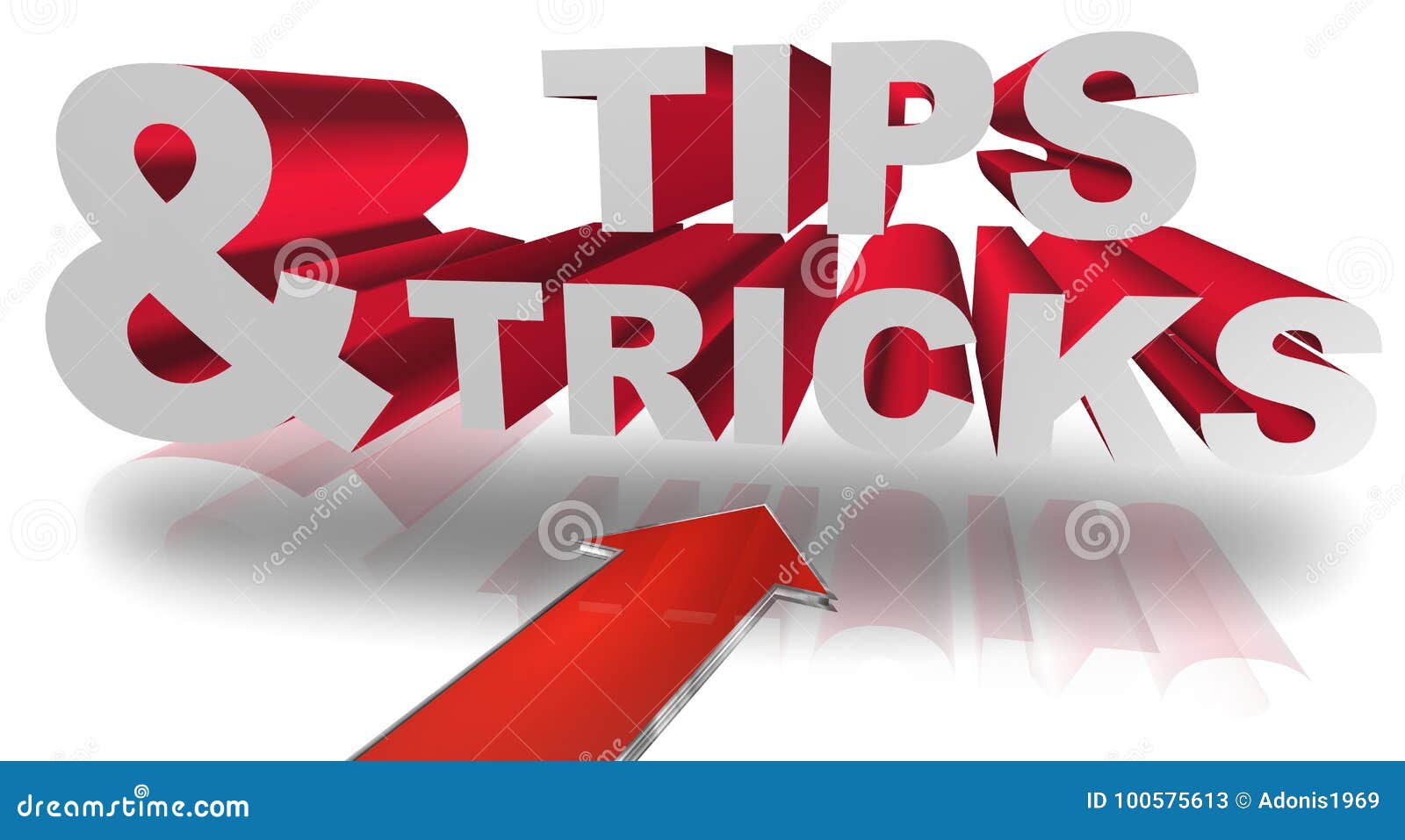 Tips & Tricks Text And Magnifying Glass Vector Illustration ... Tips & Tricks Text And Magnifying Glass Vector Illustration ...