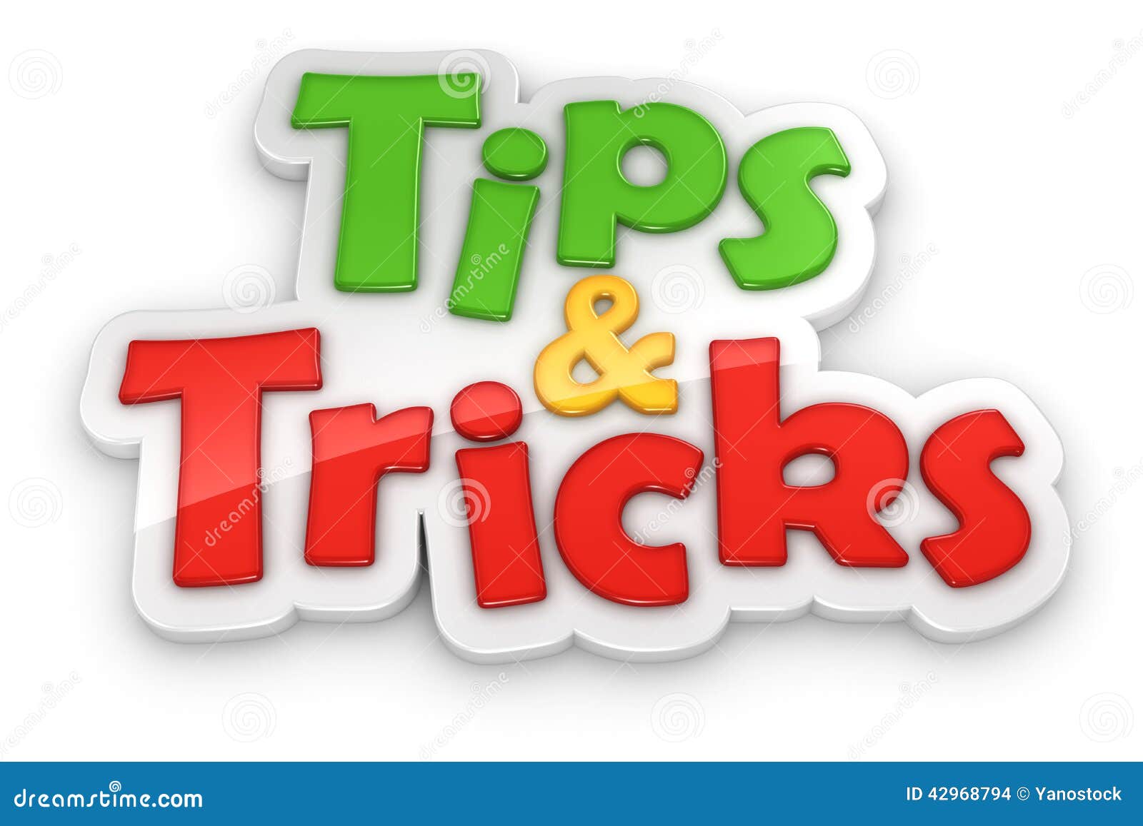 Tips and Tricks Multicolor Words Isolated on White Stock Illustration ... Tips and Tricks Multicolor Words Isolated on White Stock Illustration ...