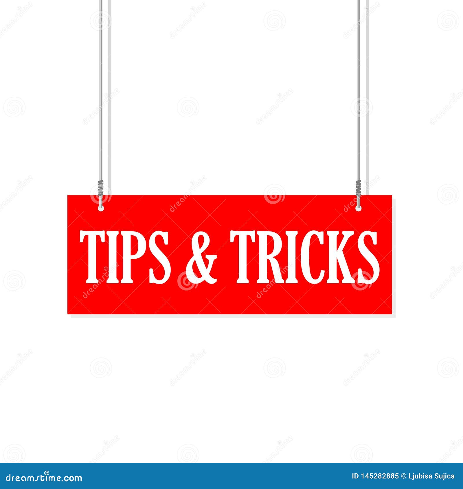 Tips and Tricks Sign, Icon or Logo Stock Vector - Illustration of ...