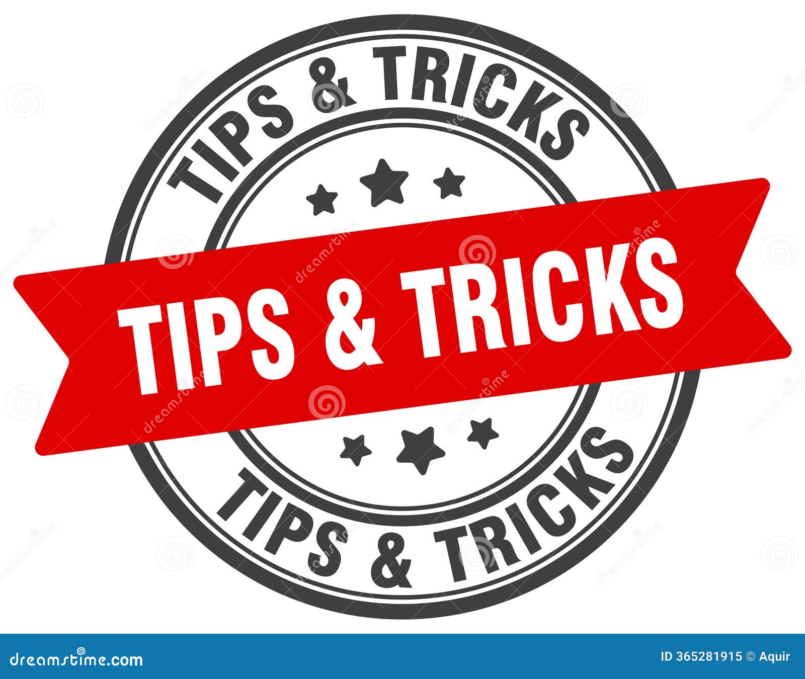 Tips And Tricks Stamp. Tips And Tricks Label On Transparent Background ...