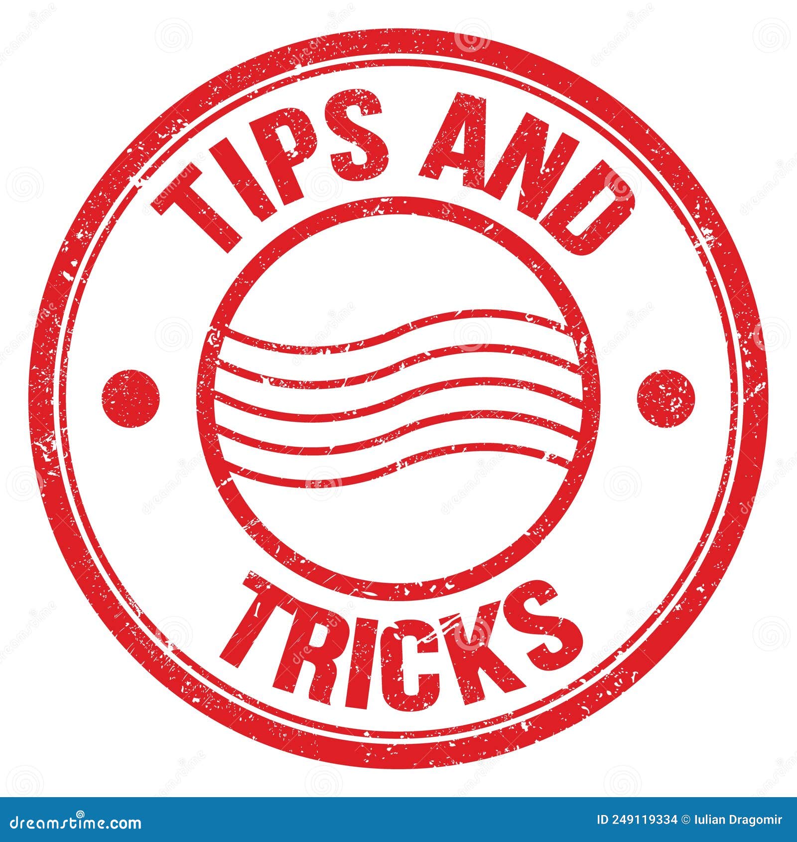 TIPS and TRICKS Text on Red Round Postal Stamp Sign Stock Illustration ... TIPS and TRICKS Text on Red Round Postal Stamp Sign Stock Illustration ...
