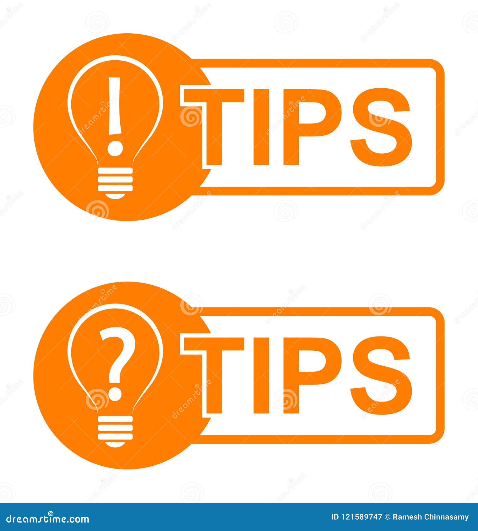 Tips stock vector. Illustration of creative, education - 121589747