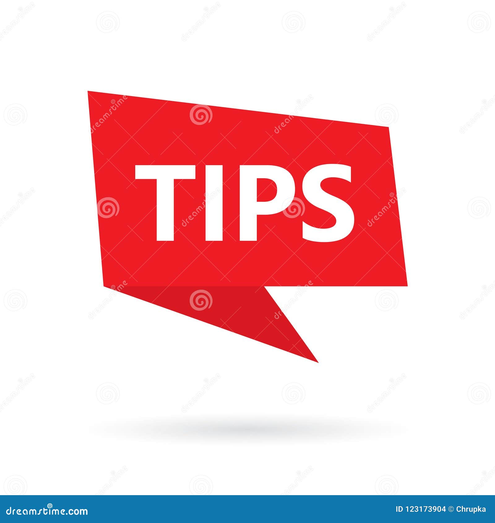 Tips word on speach bubble stock vector. Illustration of consult ...