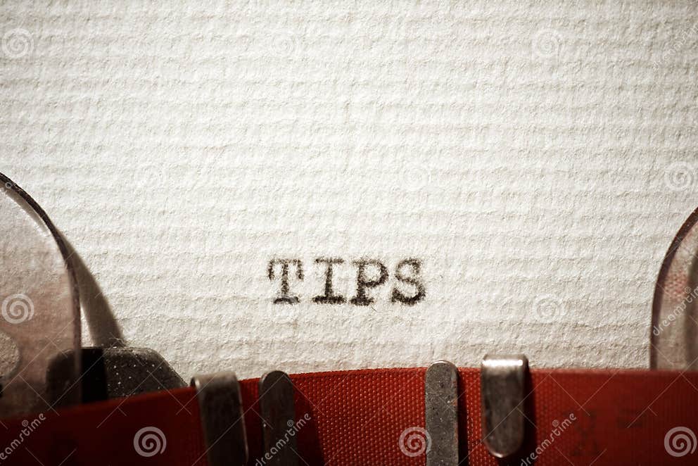 Tips word view stock photo. Image of advice, trick, typescript - 266880578
