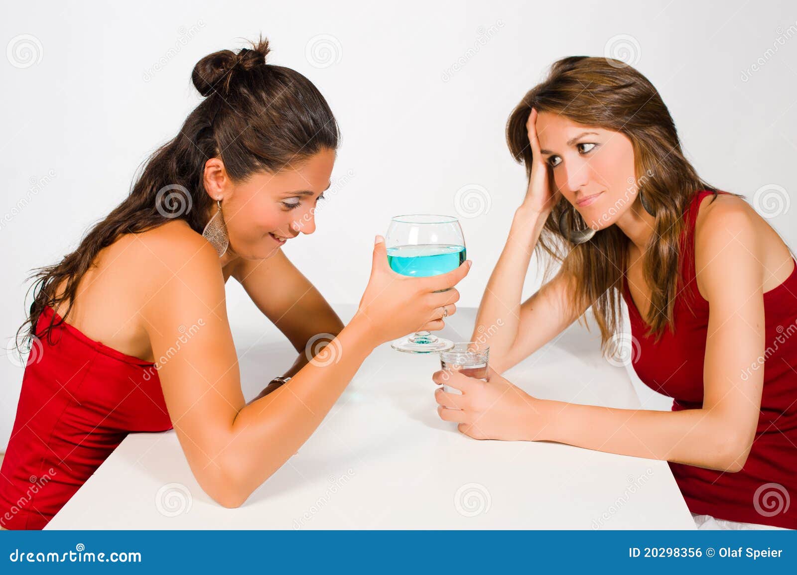 Tipsy stock photo. Image of sober, brunette, alcoholic - 20298356