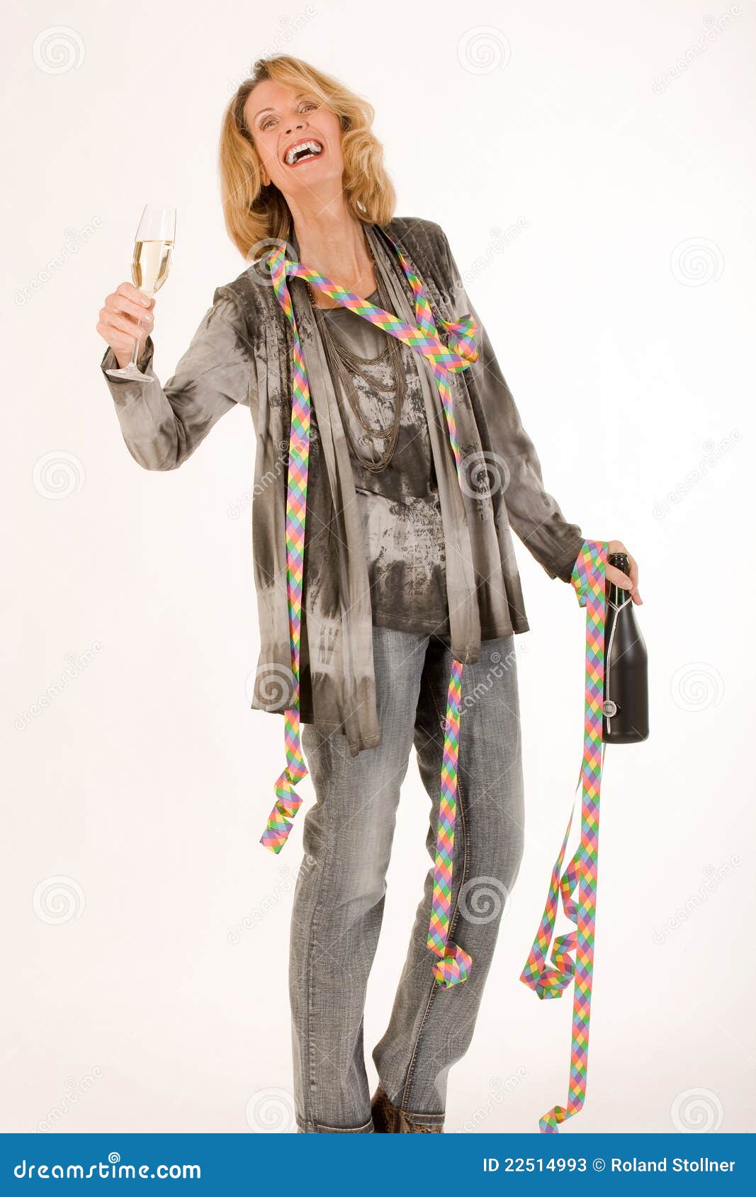 Tipsy old lady stock image. Image of portrait, laugh - 22514993