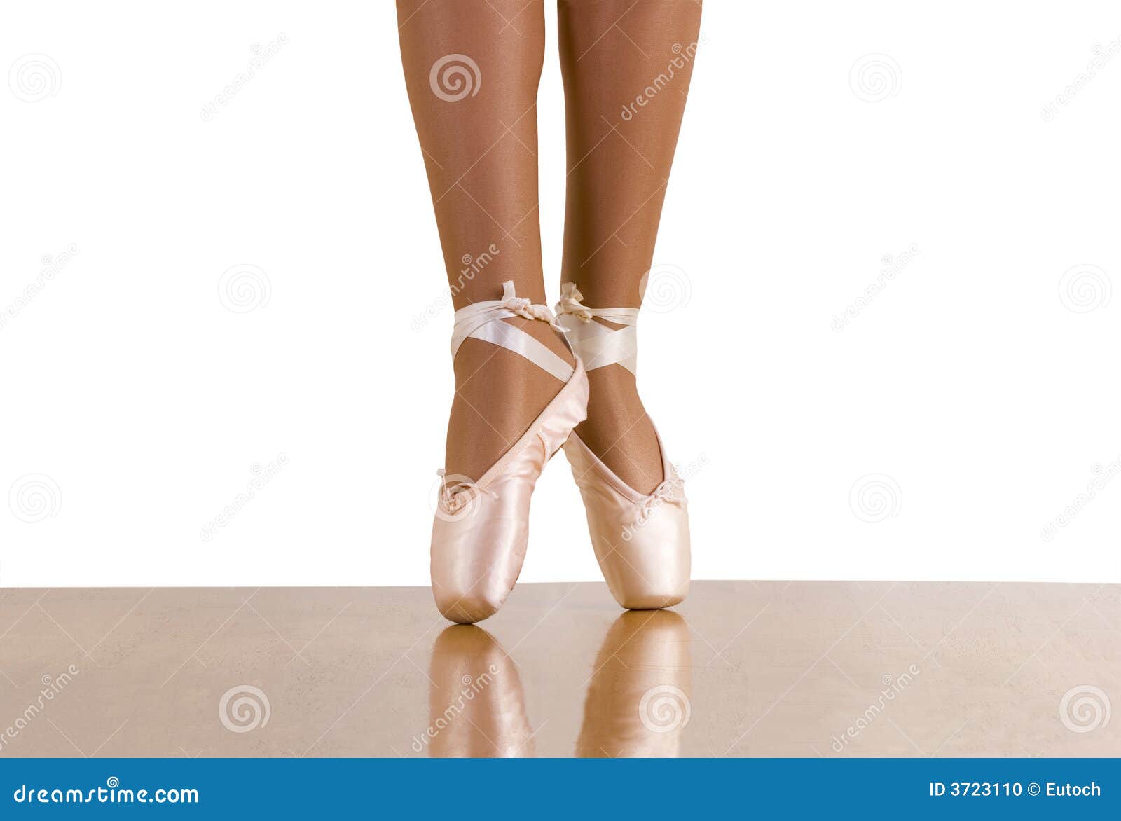 Tiptoe De Training Van Het Ballet Van De Dans Stock Foto - Image of ...
