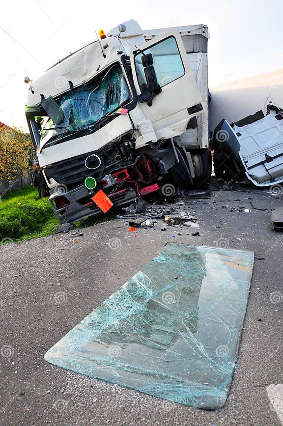 TIR accident stock image. Image of insurance, victim - 13976539