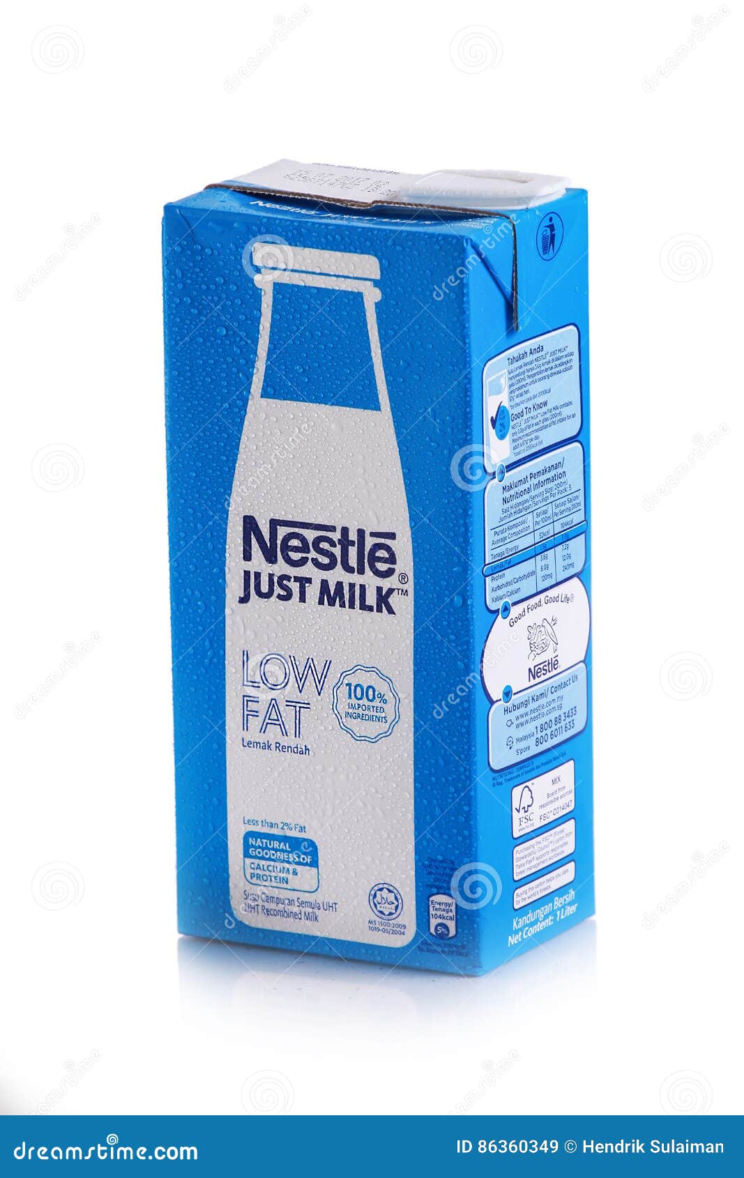 Tir De Produit Laitier De Nestle Image stock éditorial - Image du ...