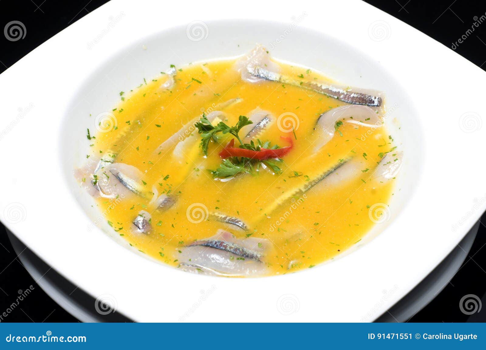 Tiradito.Typical Peruvian Dish. Stock Image - Image of fresh, silver ...