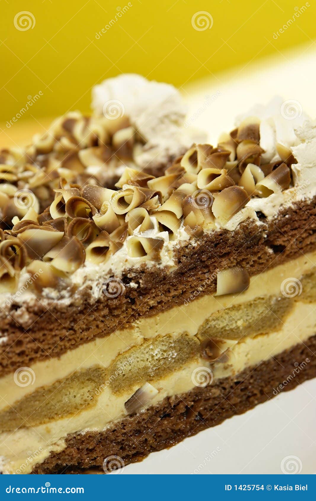 Tiramisu cake stock photo. Image of creamy, icing, fattening - 1425754