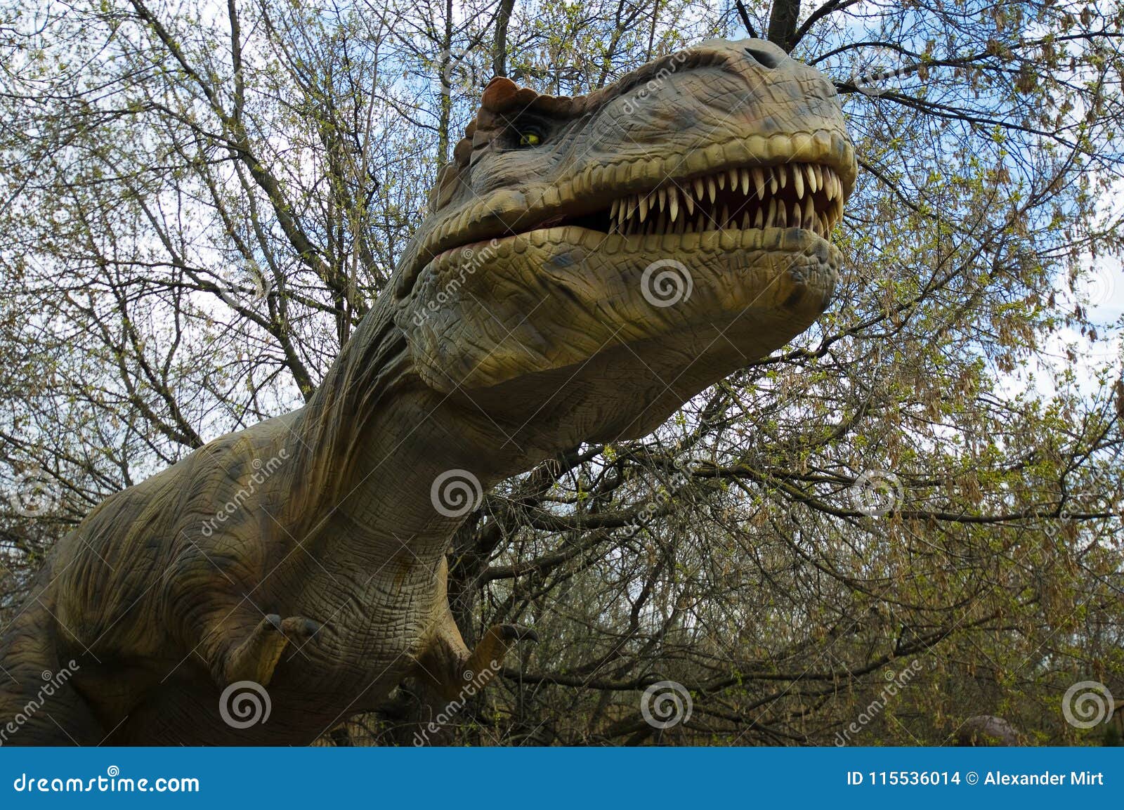 Tirannosauro Rex immagine stock editoriale. Immagine di estinto - 115536014