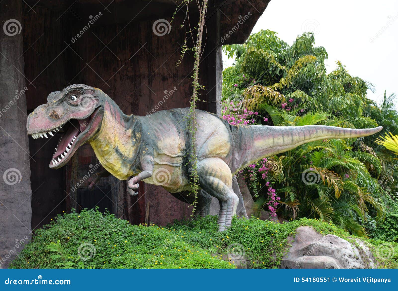 Tirannosauro Rex immagine stock. Immagine di giurassico - 54180551