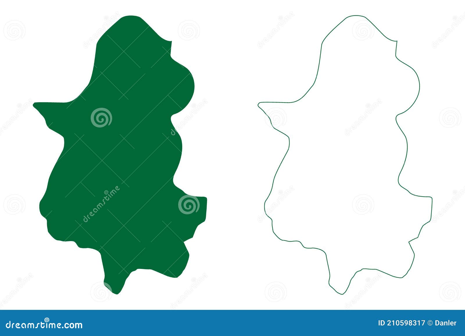 Tirap District Arunachal Pradesh State, Republic of India Map Vector ...