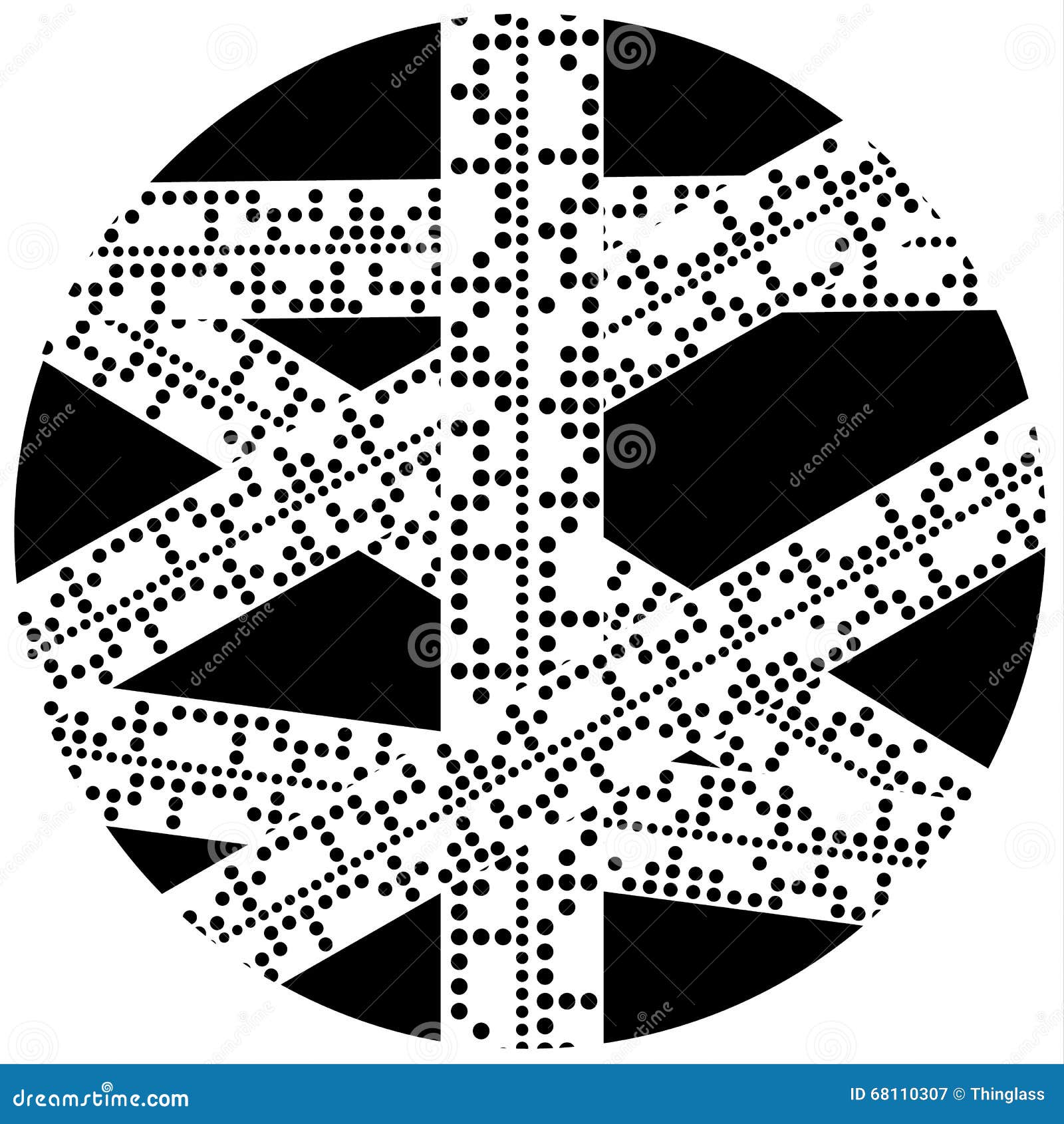 Tiras De Papel Del Código De Baudot Ilustración del Vector ...