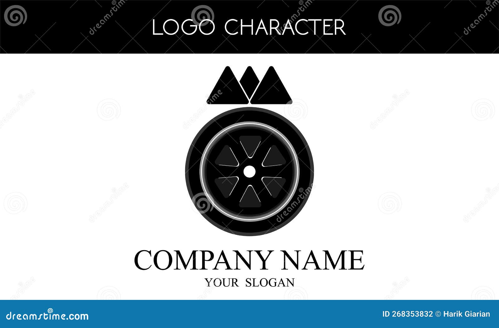 Tire Adventure Logo stock vector. Illustration of equipment - 268353832