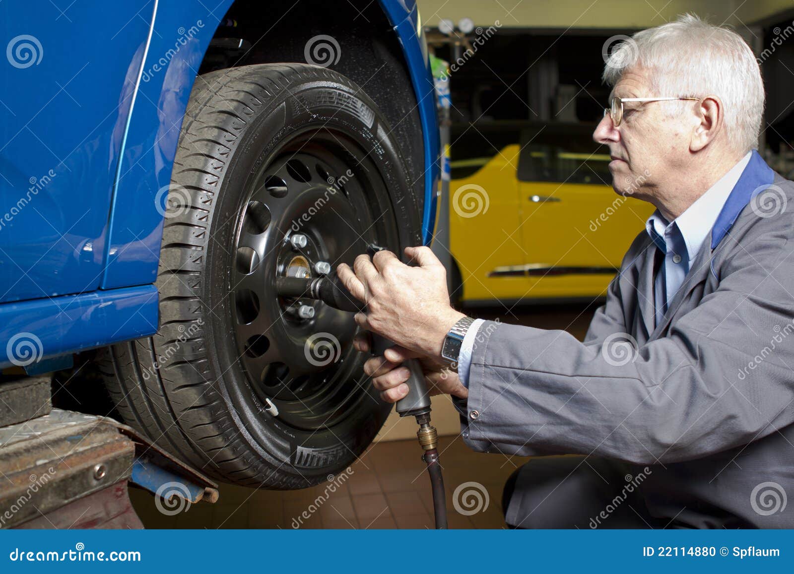 Tire change stock photo. Image of technician, change - 22114880