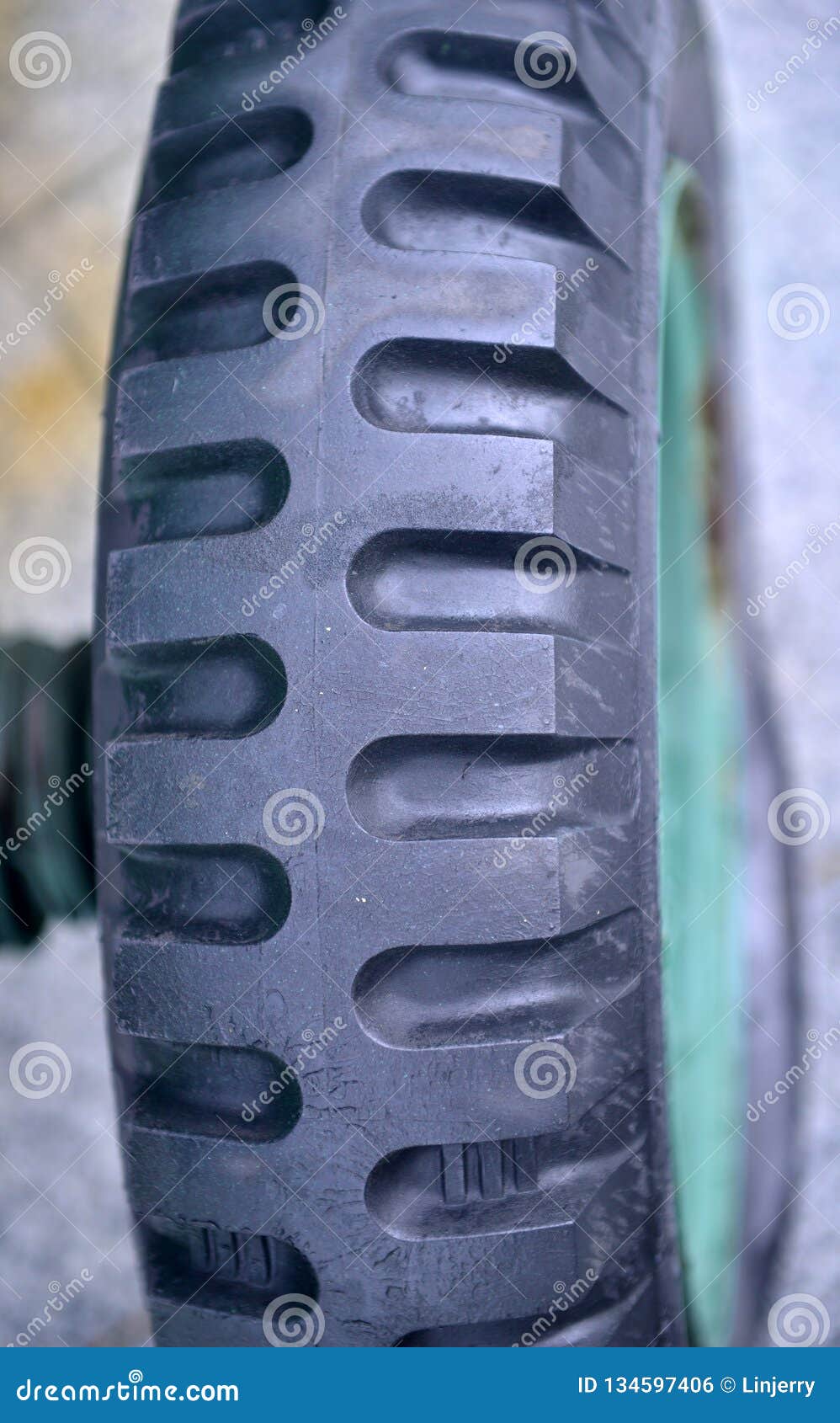 Tire close-up stock photo. Image of modern, fragment - 134597406