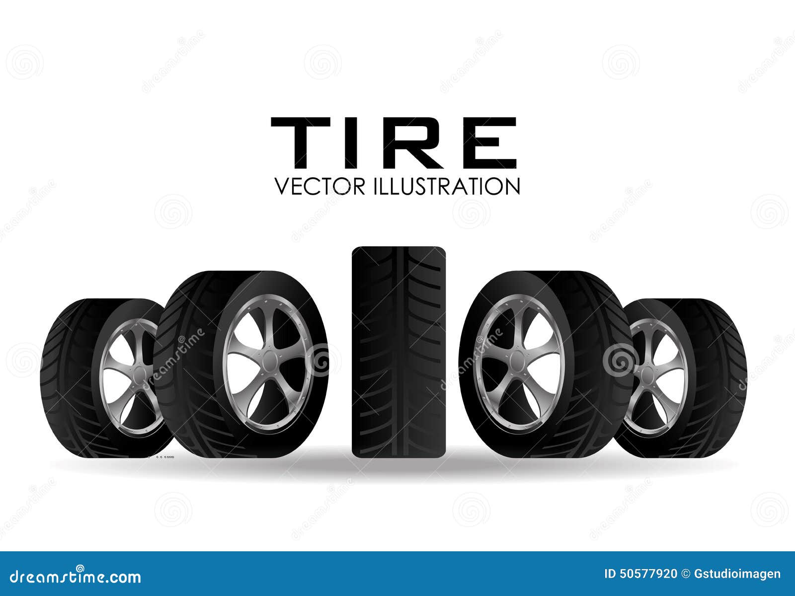 Tire Design, Vector Illustration. Stock Vector - Illustration of ...