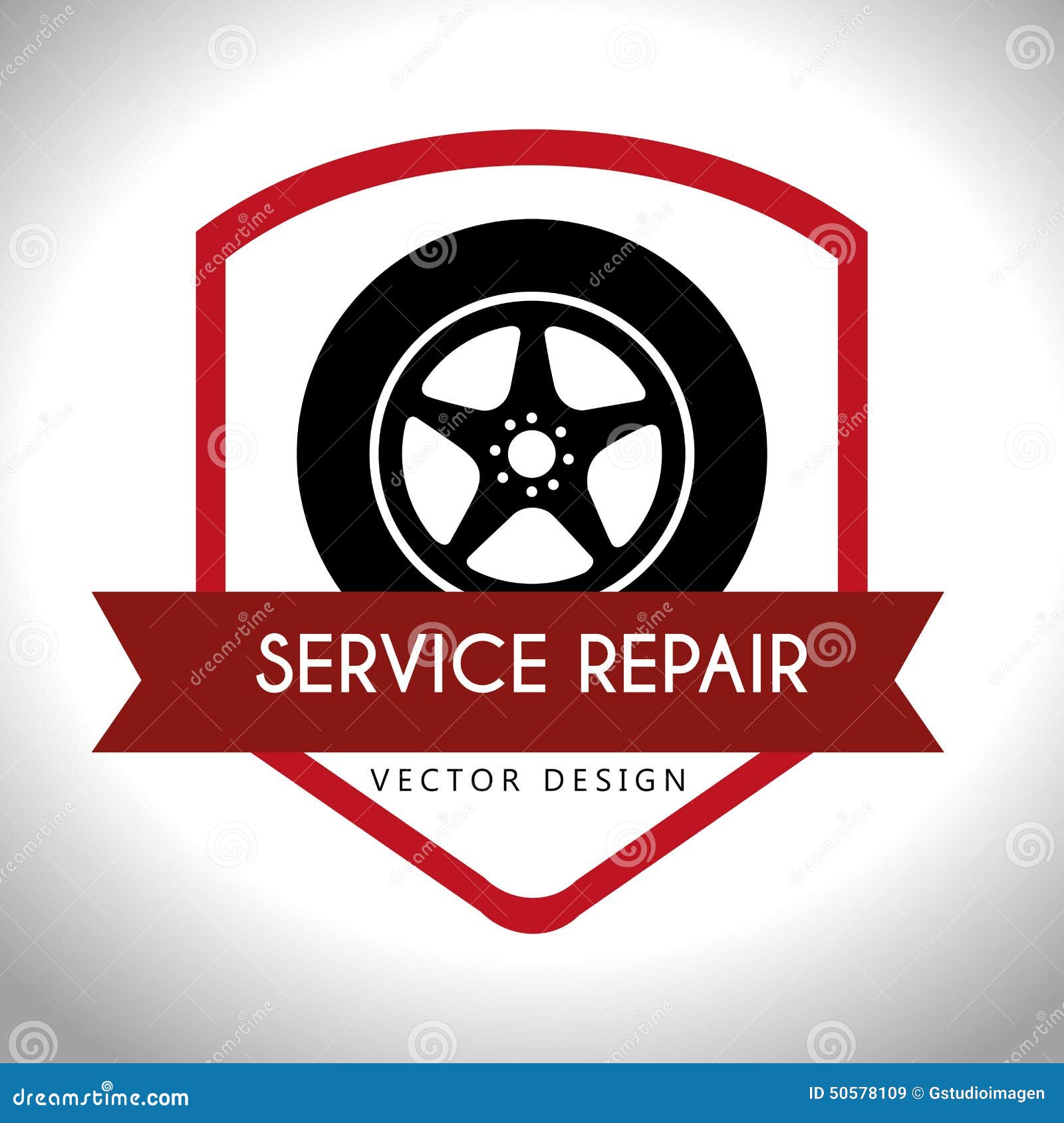 Tire Design, Vector Illustration. Stock Vector - Illustration of black ...