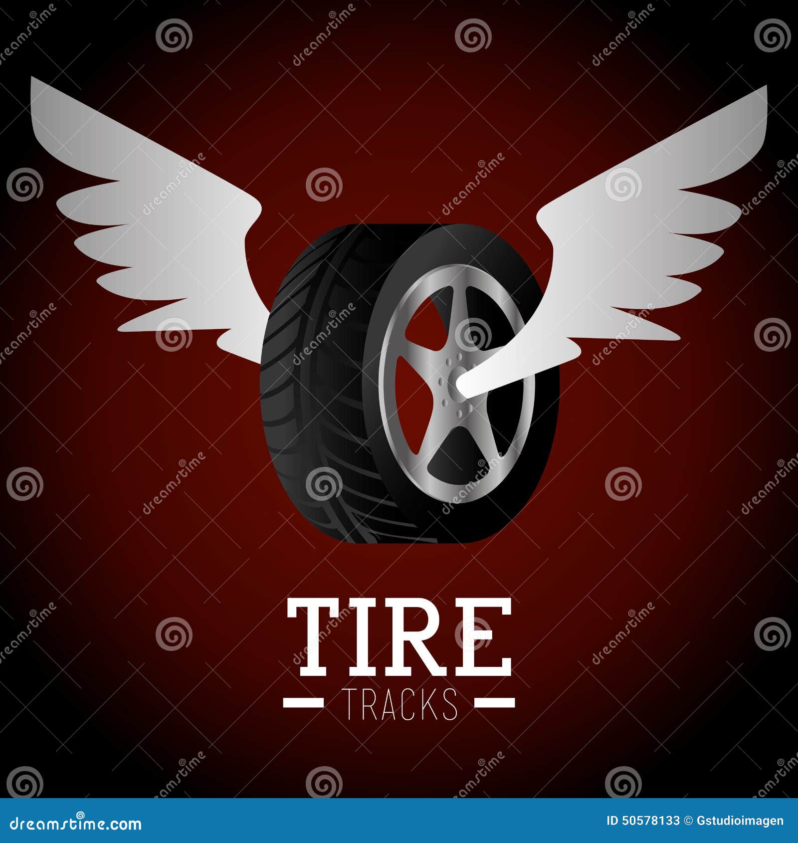 Tire Design, Vector Illustration. Stock Vector - Illustration of street ...