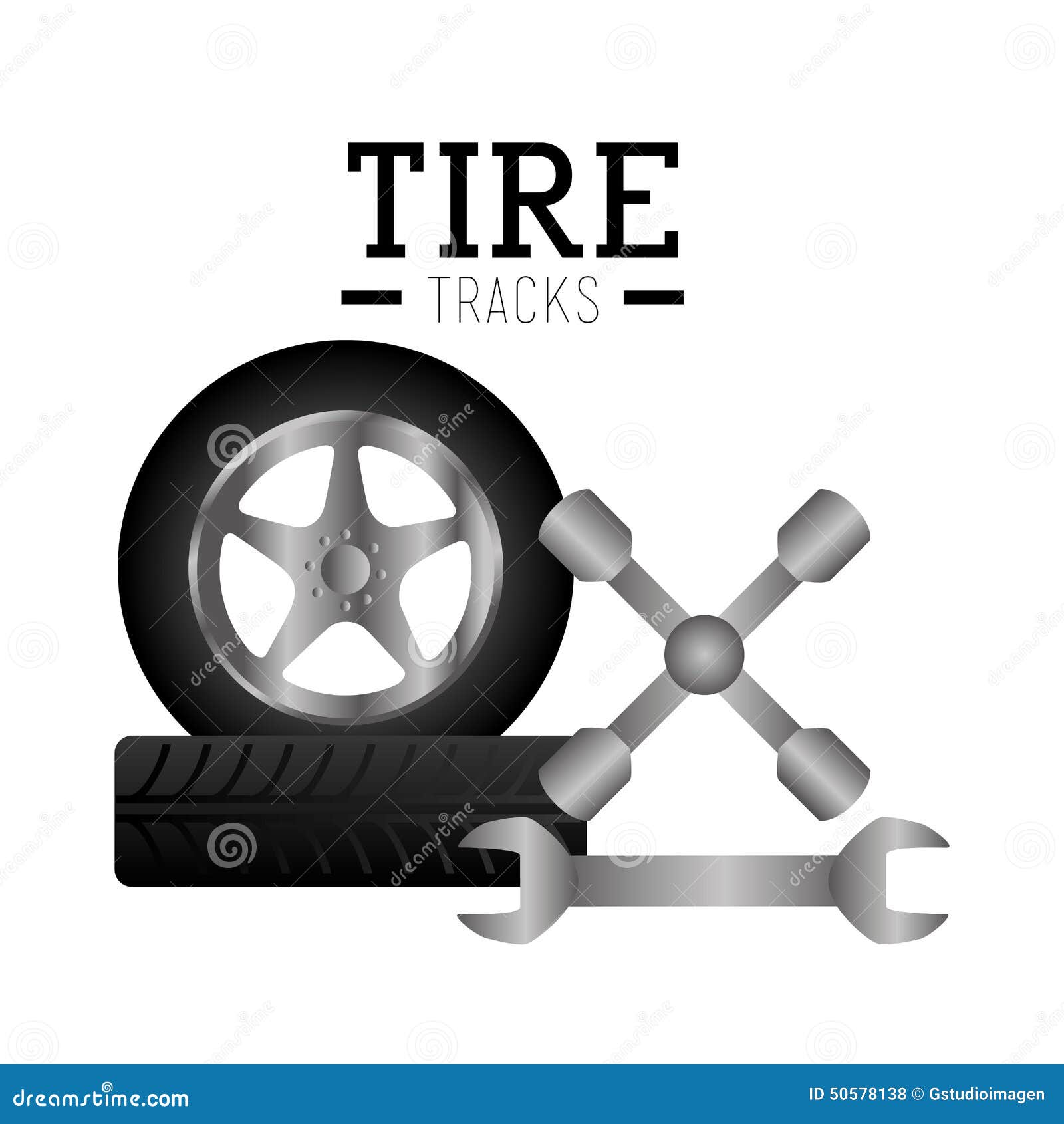 Tire Design, Vector Illustration. Stock Vector - Illustration of ...