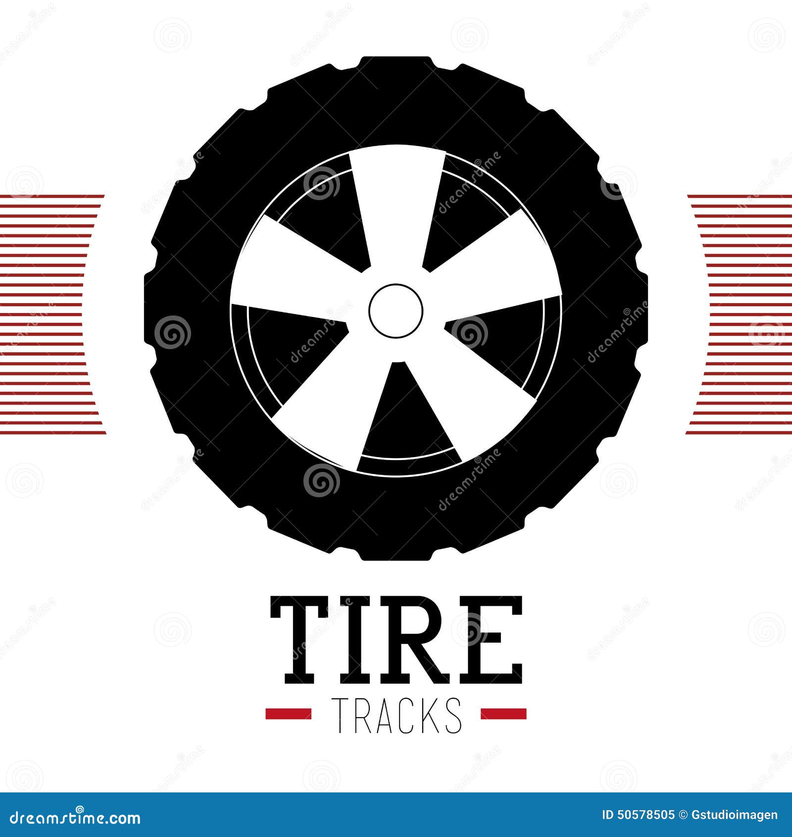 Tire Design, Vector Illustration. Stock Vector - Illustration of ...