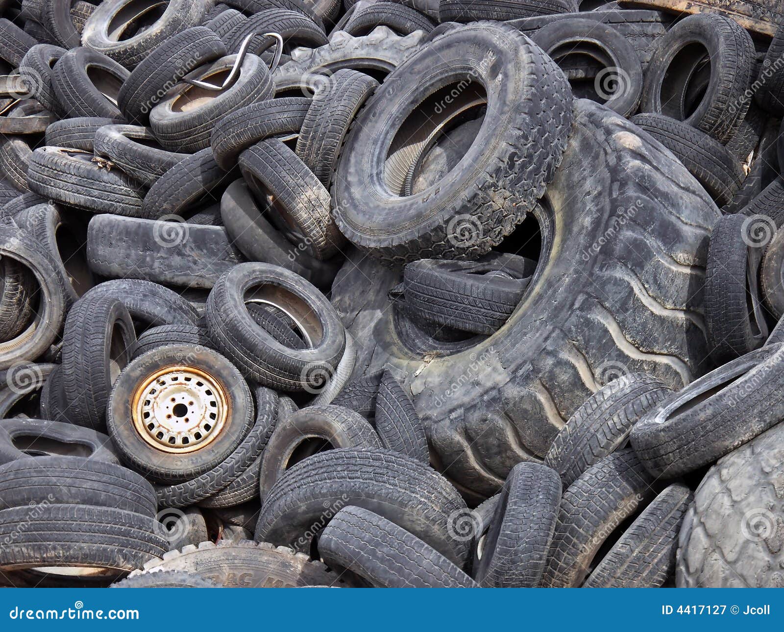 Tire Dump stock image. Image of automobile, stockpiling - 4417127