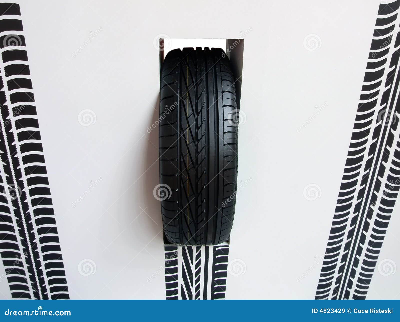 Tire mark stock image. Image of mark, trail, wheel, track - 4823429