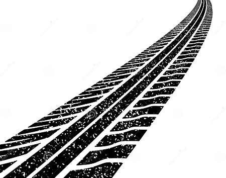 Tire marks stock illustration. Illustration of rubber - 3821256