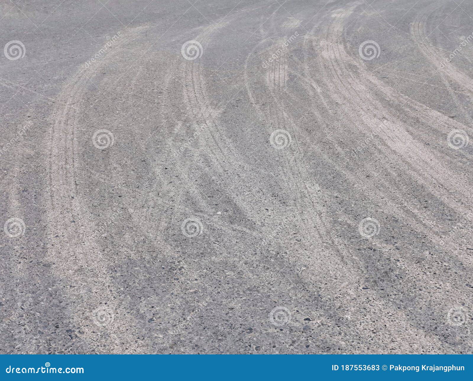 Tire Marks on the Road Surface. Stock Image - Image of sidewalk, wheel ...