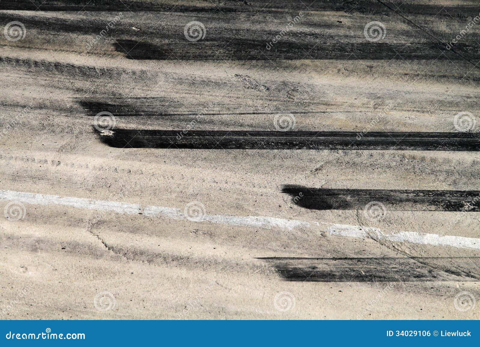 Tire marks on road track stock photo. Image of tracks - 34029106