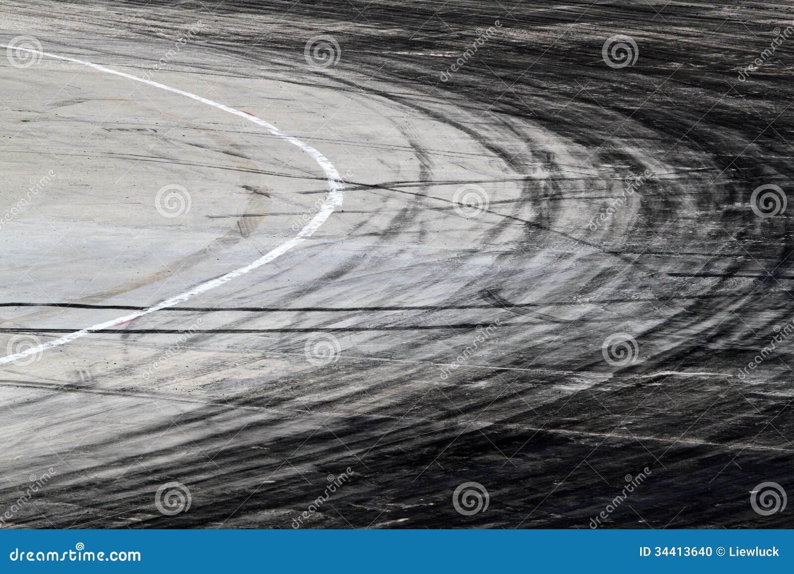 Tire marks on road track stock photo. Image of vehicle - 34413640