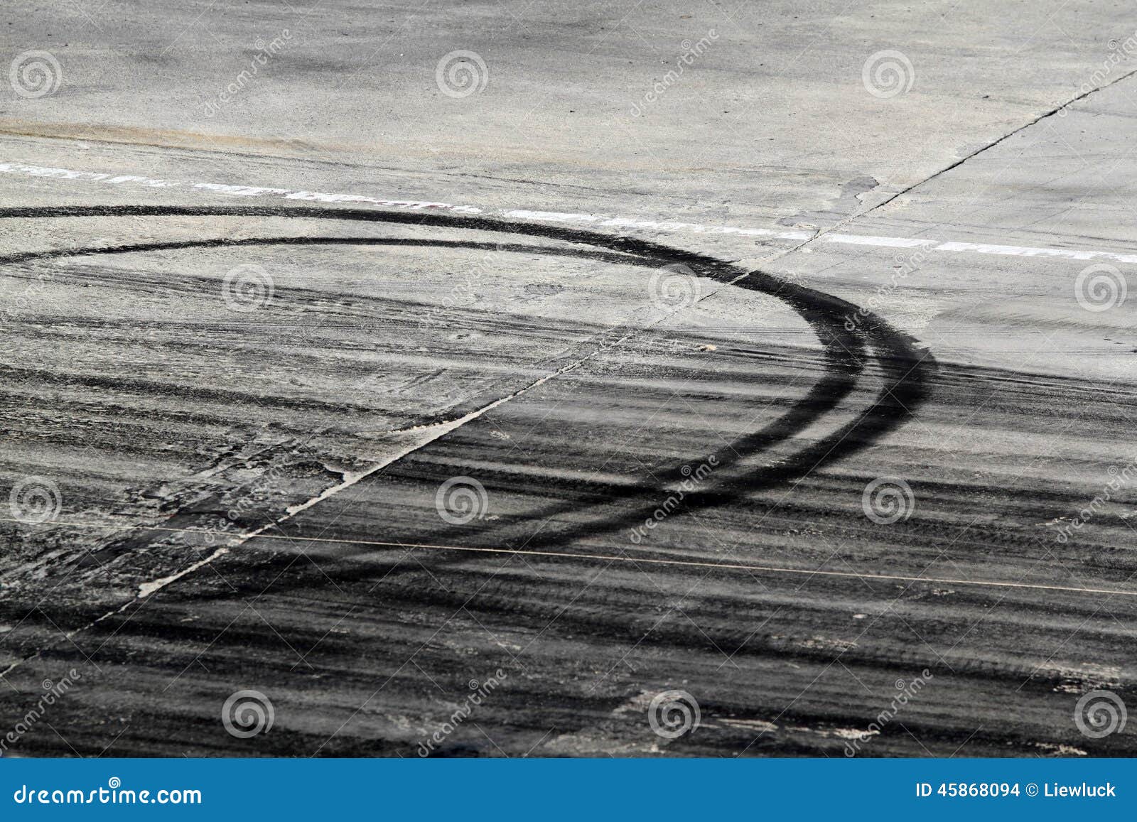 Tire marks on road track stock photo. Image of road, traffic - 45868094