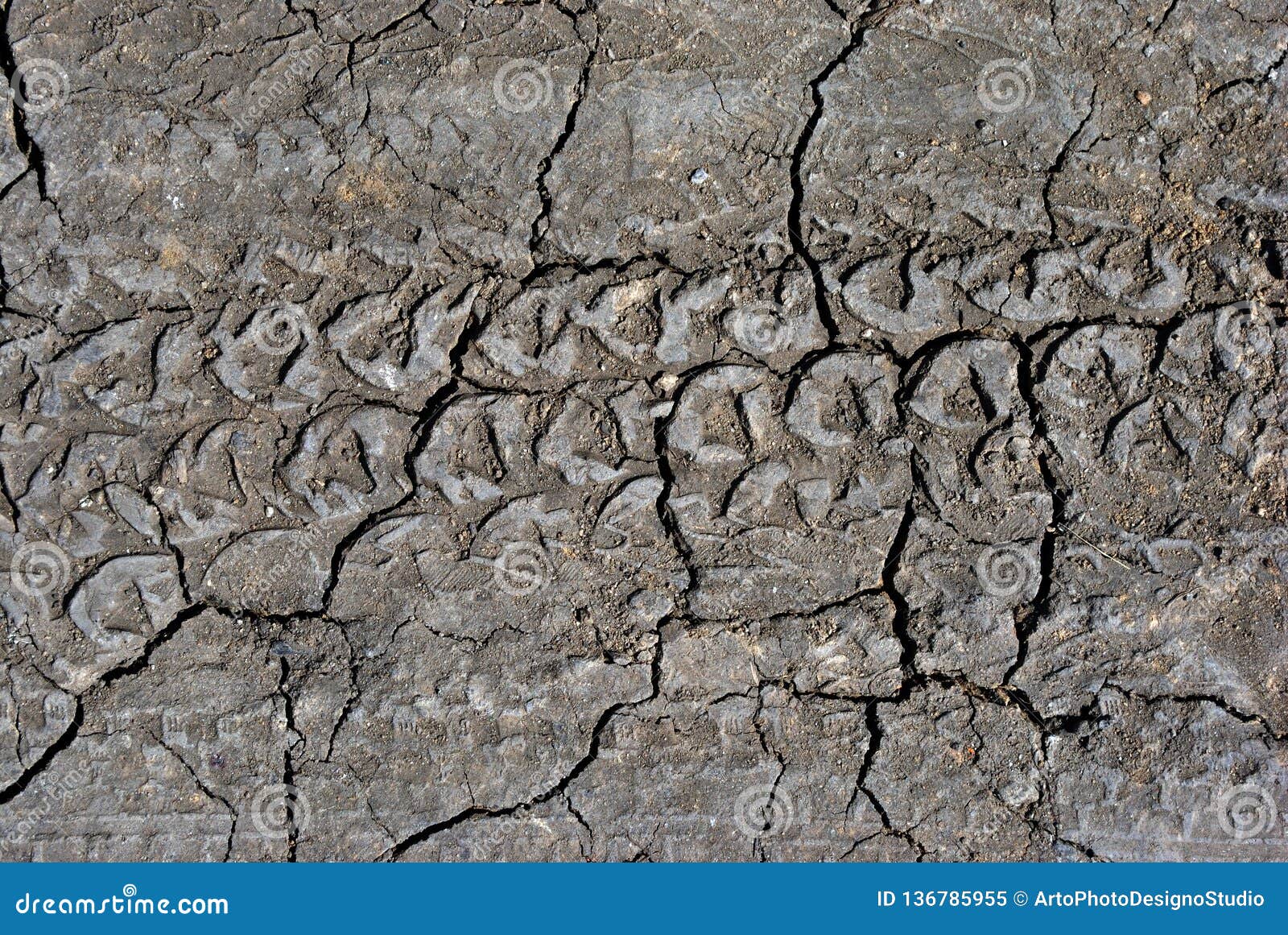 Tire Marks on Ground, Horizontal Background Texture Stock Image - Image ...