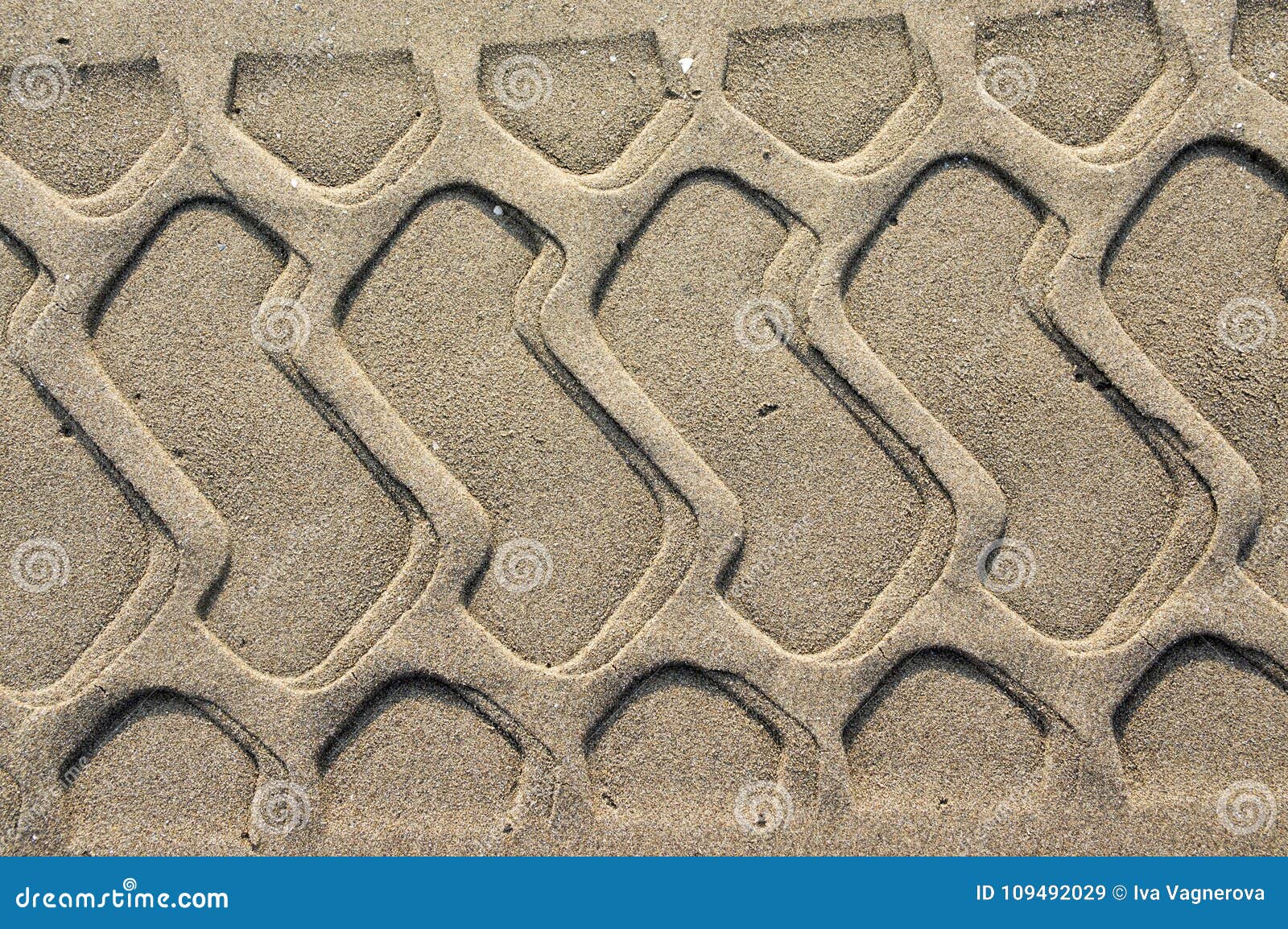Tire Sample in the Sand. Background with Beige Fine Sand. Sand Surface ...