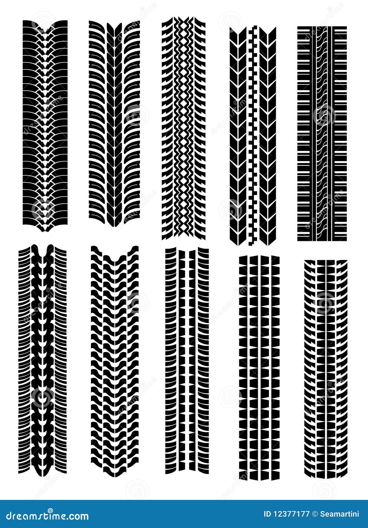 Tire shapes stock vector. Illustration of road, competitive - 12377177