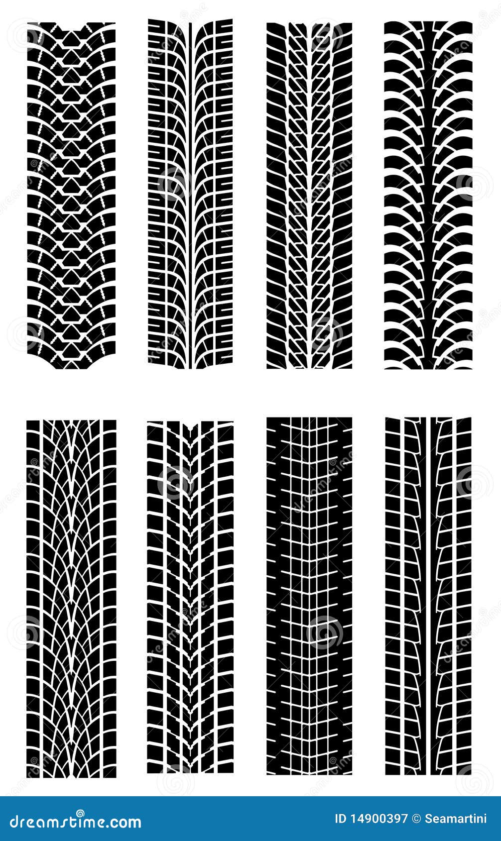 Tire shapes stock vector. Illustration of silhouette - 14900397