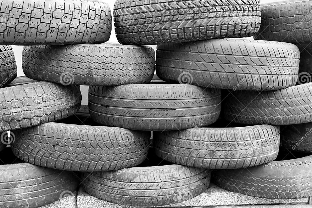 Tire stack background stock photo. Image of round, control - 42311288