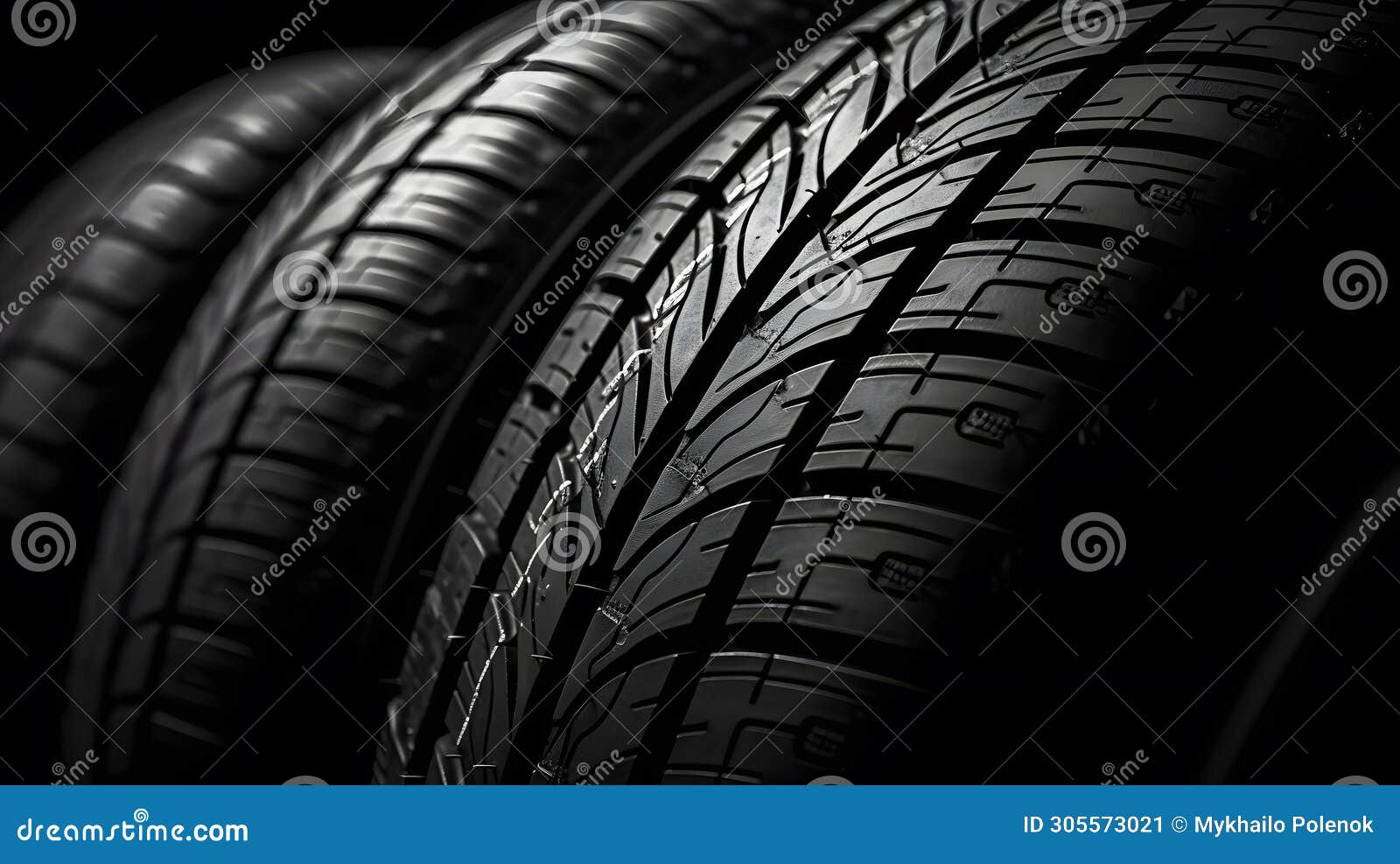 Tire Stack Background. Neural Network AI Generated Stock Image - Image ...