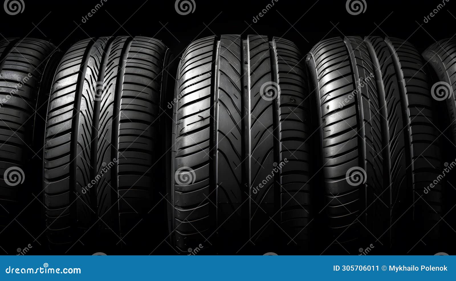 Tire Stack Background. Neural Network AI Generated Royalty-Free Stock ...