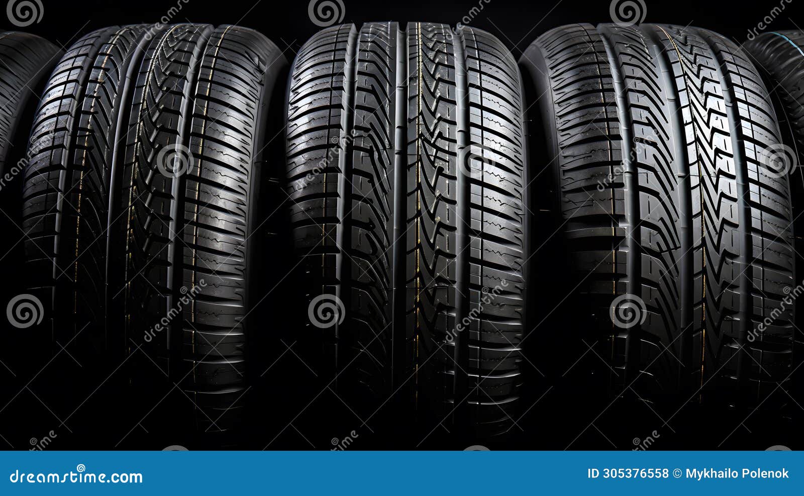 Tire Stack Background. Neural Network AI Generated Stock Photo ...