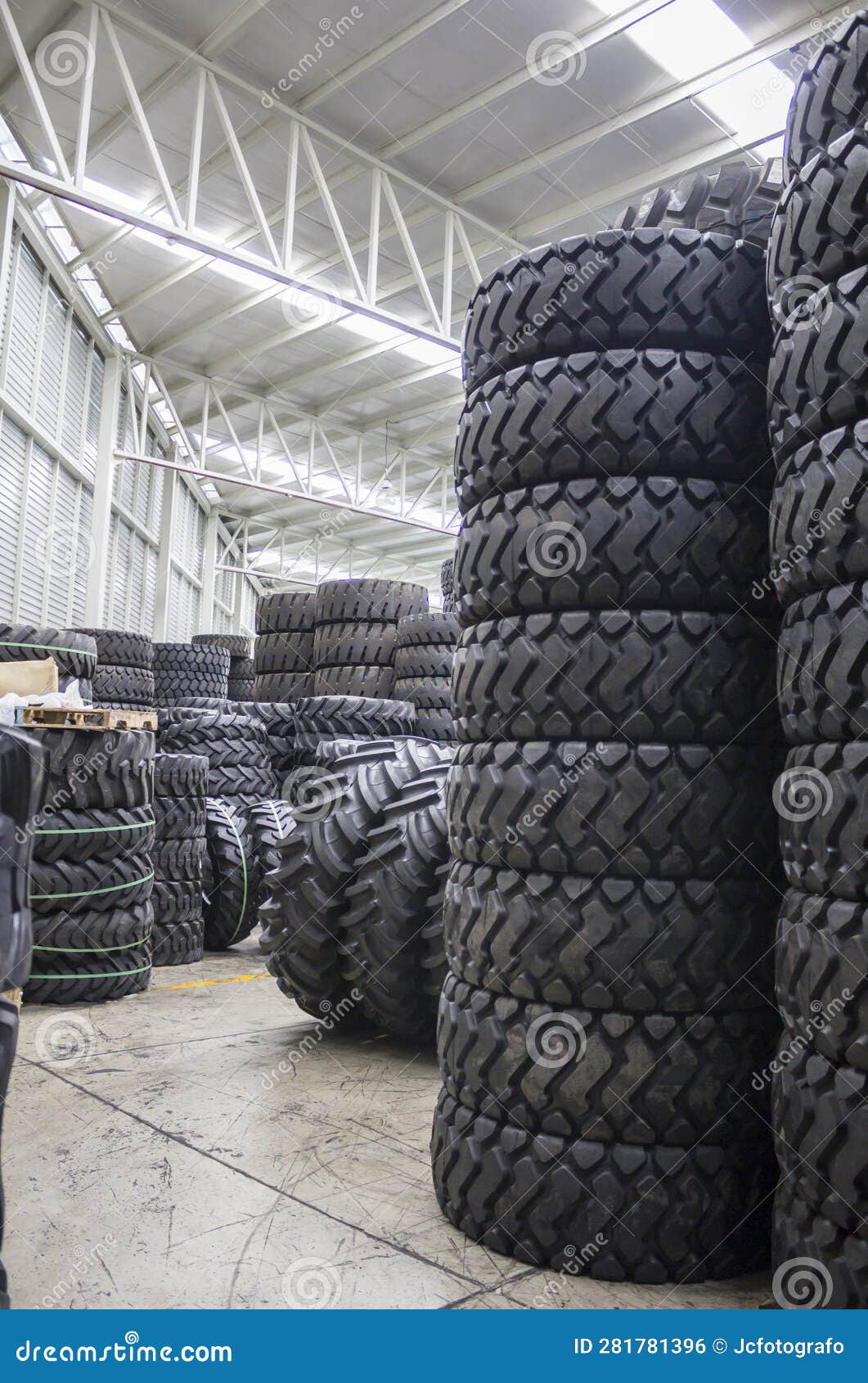 Tire towers stock photo. Image of grunge, wear, buildings - 281781396