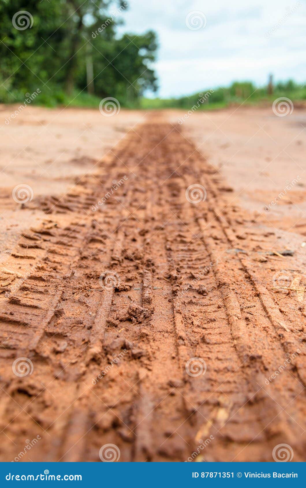 Tire track on the ground stock image. Image of brown - 87871351