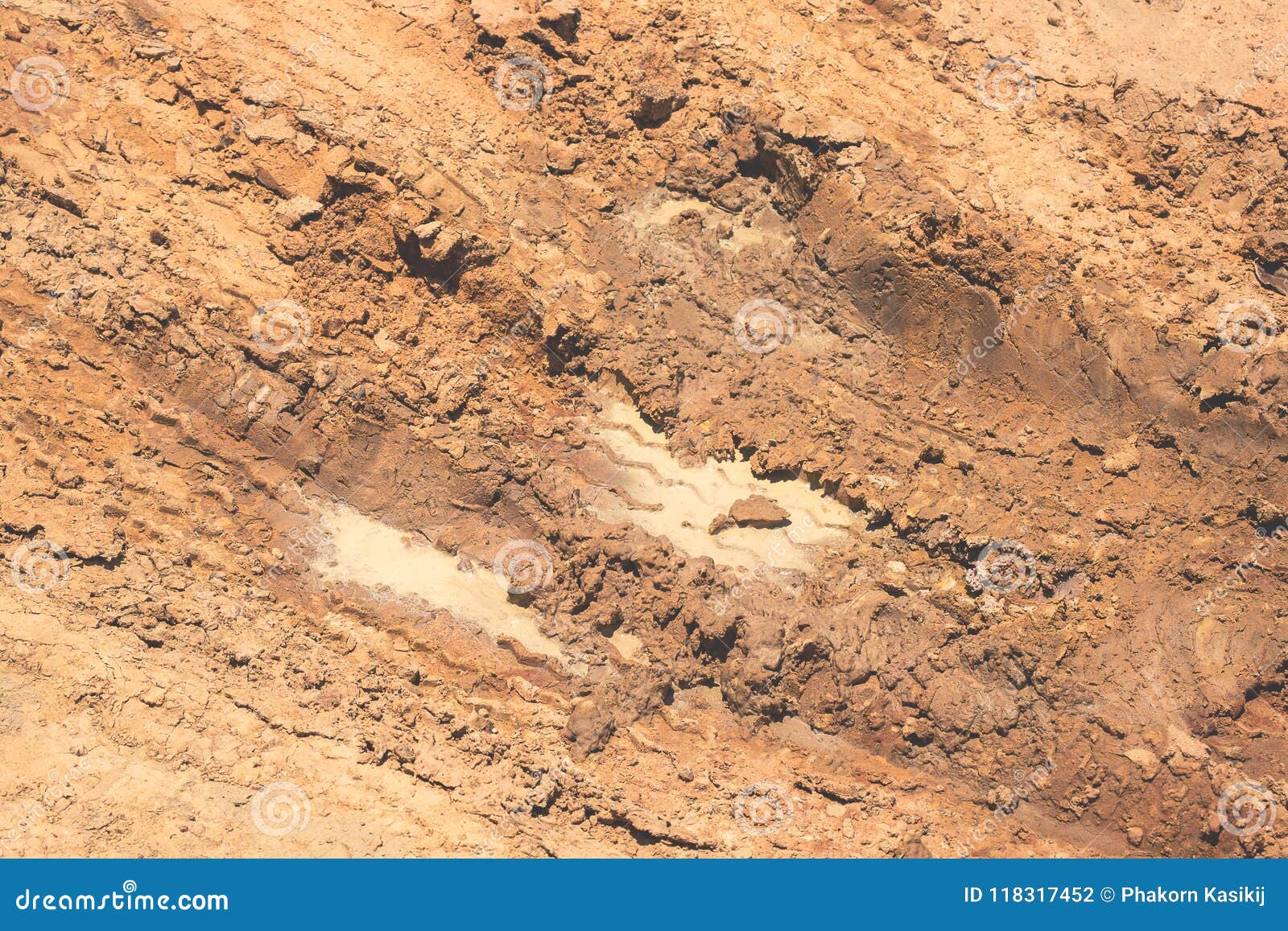 Terrain Texture At The Berca Mud Volcanoes Stock Photo | CartoonDealer ...