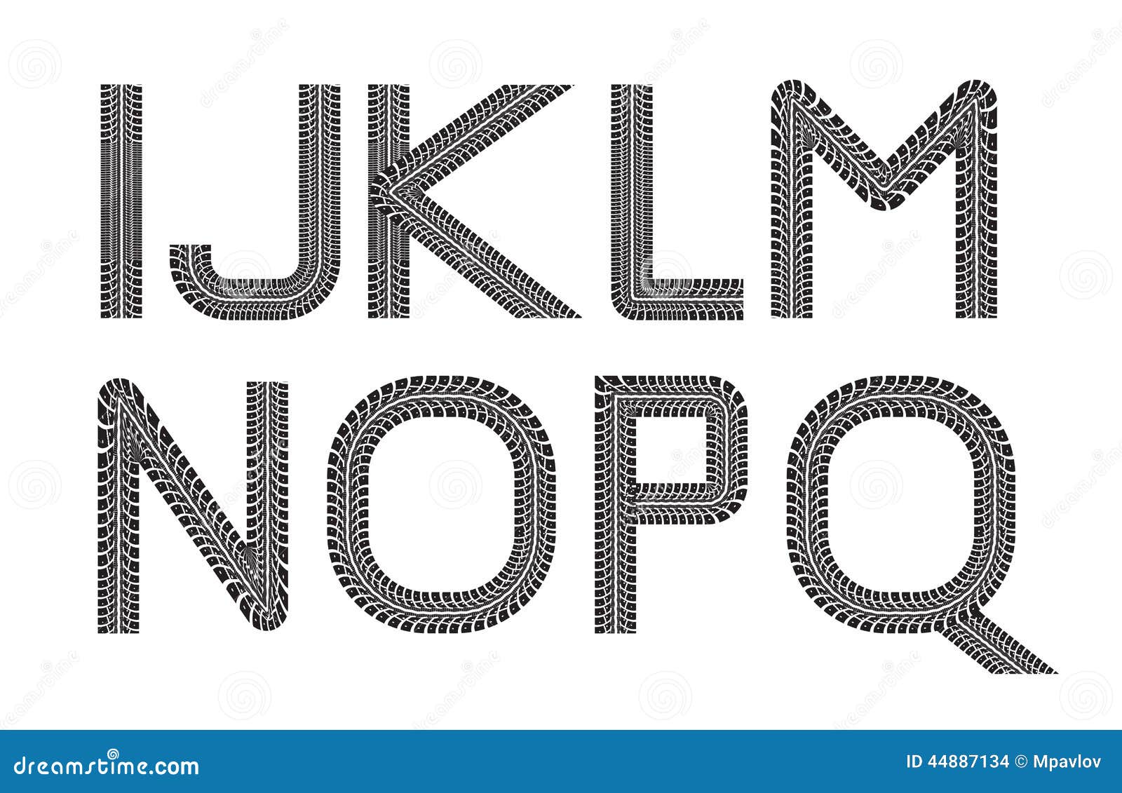 Tire tracks font stock vector. Illustration of rubber - 44887134 Tire tracks font stock vector. Illustration of rubber - 44887134