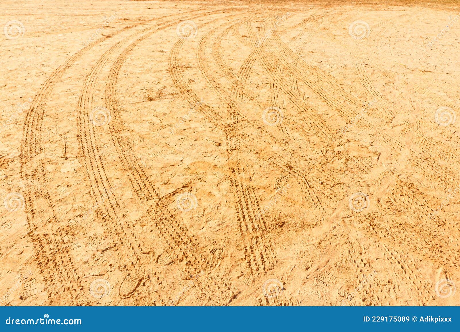Tire tracks stock image. Image of graphic, construction - 229175089
