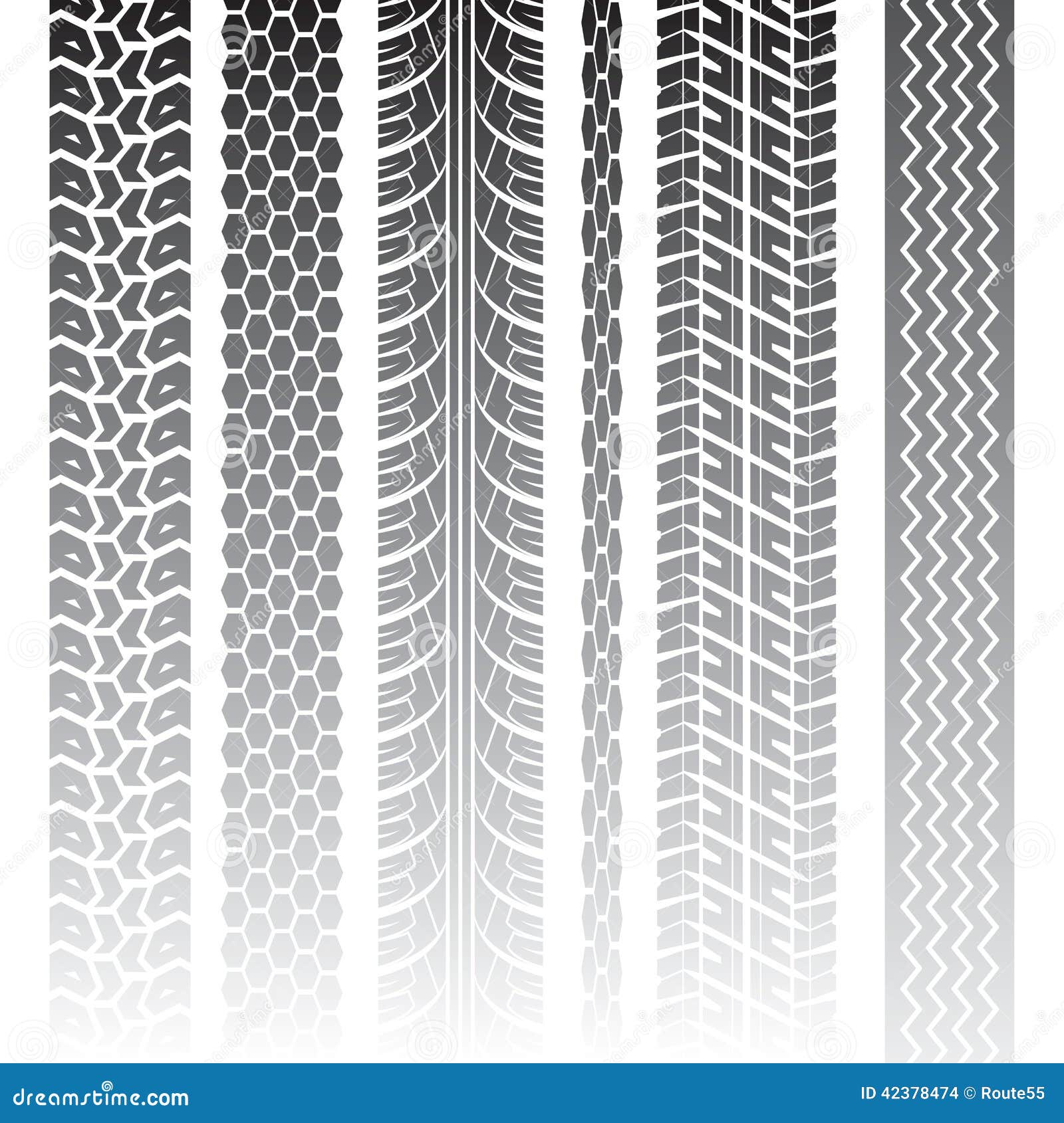 Tire Patterns Vector Illustration | CartoonDealer.com #22585784