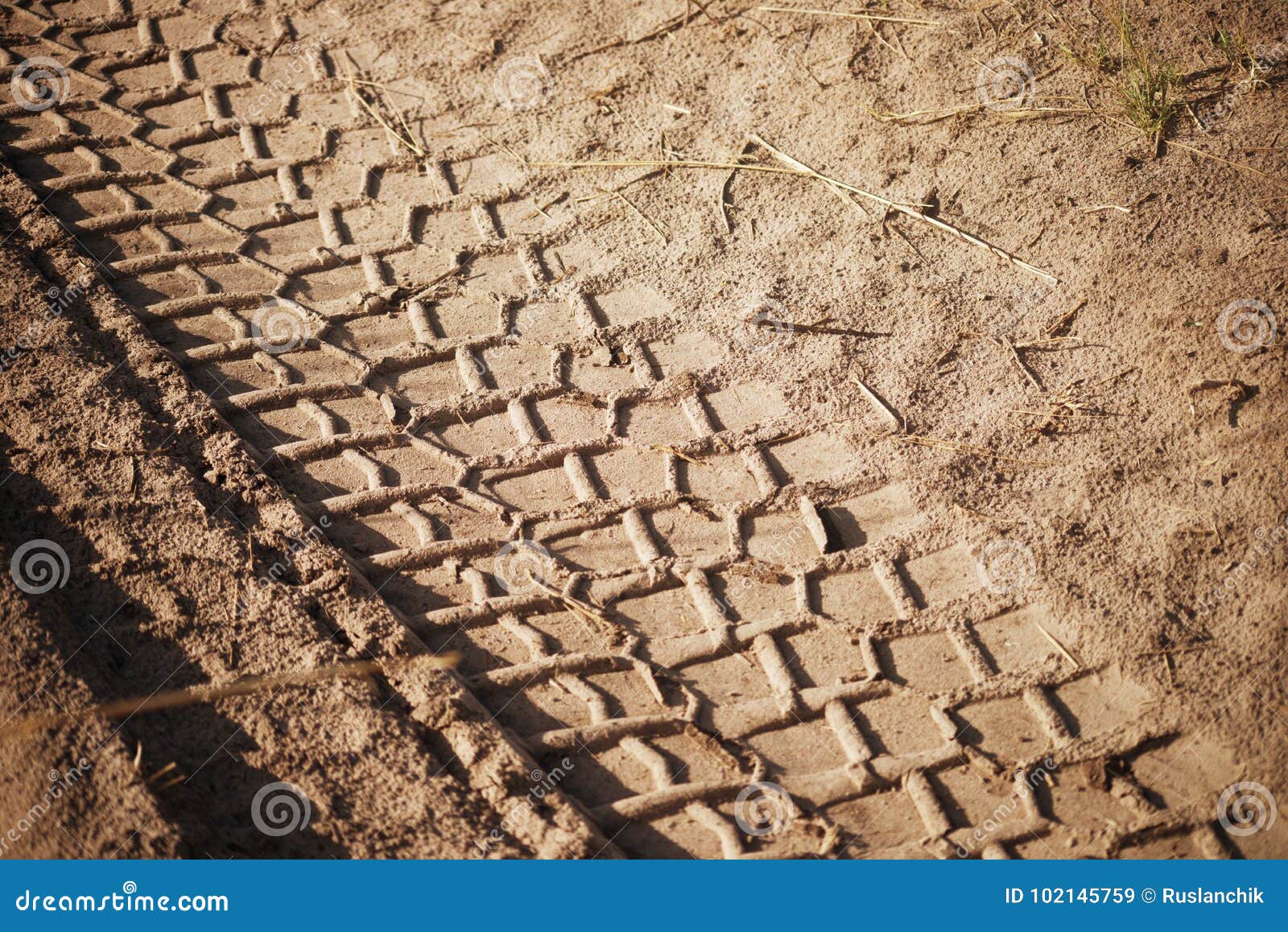 Tire tracks stock image. Image of direction, dirt, tracks - 102145759