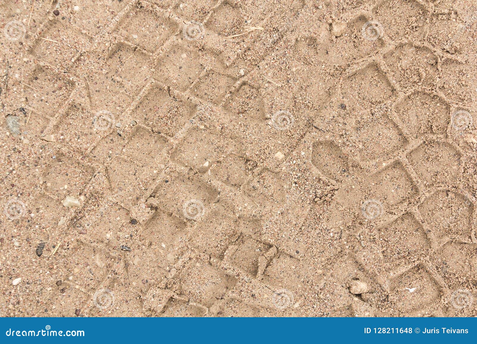 Tire Tracks on a Wet Muddy Road Stock Photo - Image of line, clay ...